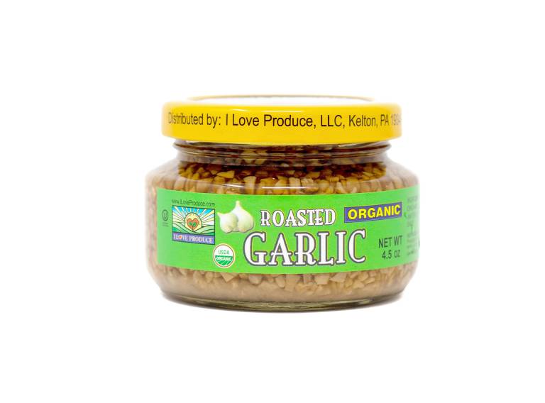 Organic Roasted Garlic 4.5oz – I Love Produce